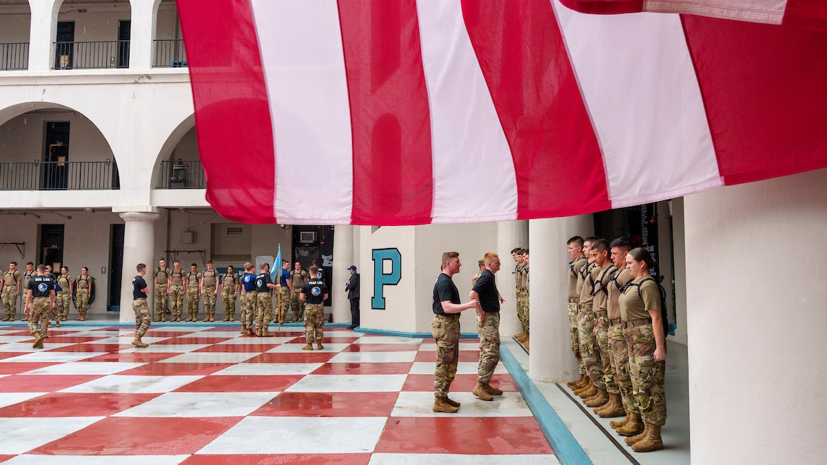 Getting prepared for Recognition Day and Corps Day at The Citadel - The ...