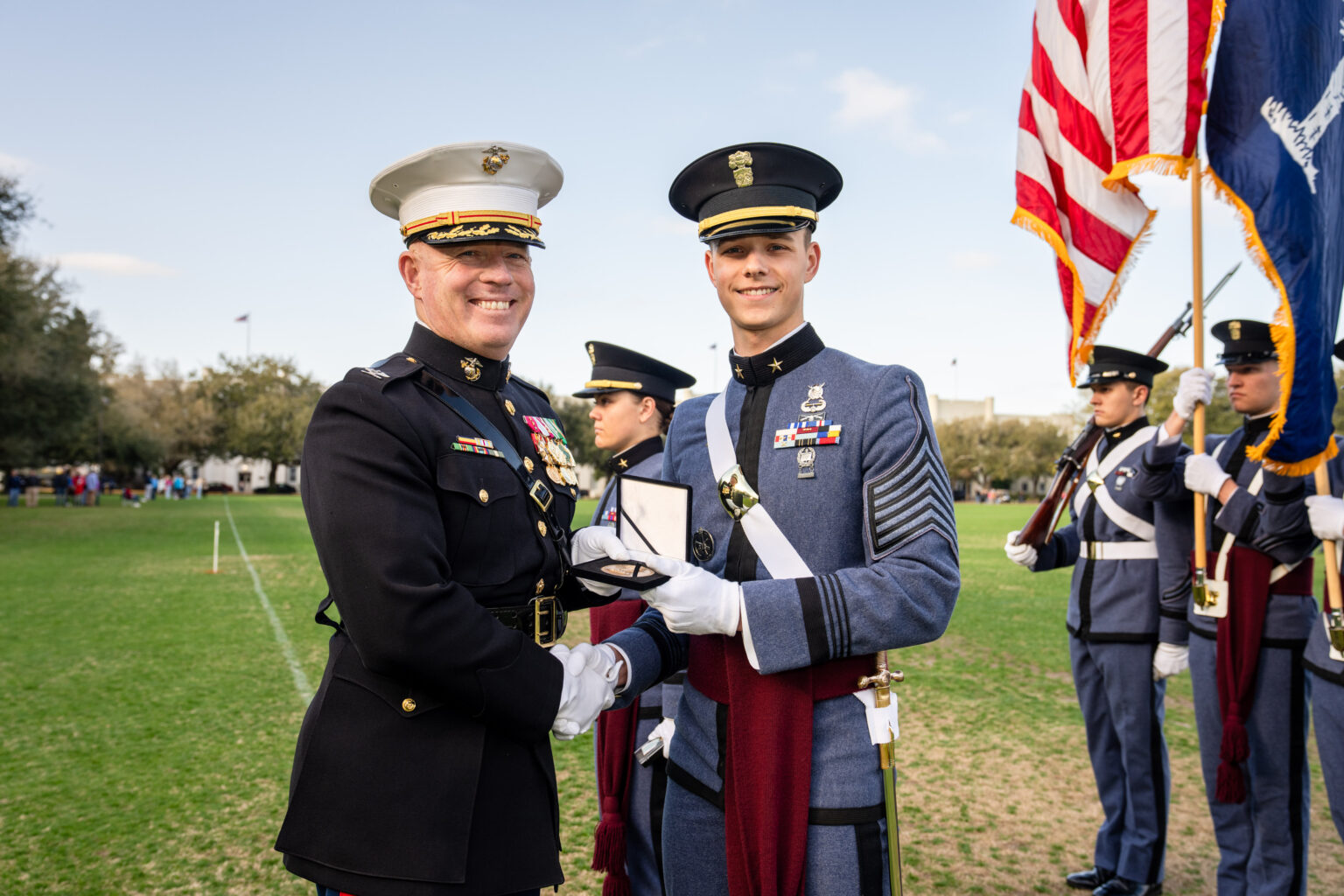 Citadel cadets receive prestigious Cincinnati and MacArthur awards ...