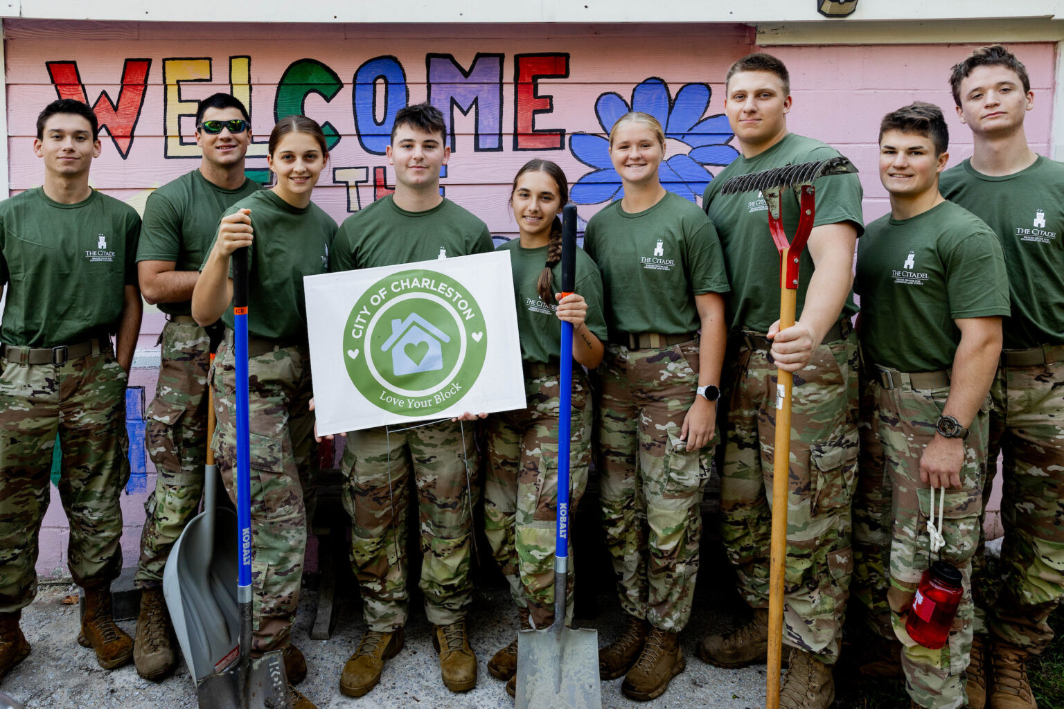 Citadel cadets volunteer throughout Lowcountry during the Class of 1979 ...