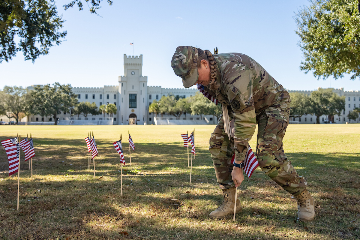 Flags for heroes: Veterans Day display celebrates service members and ...